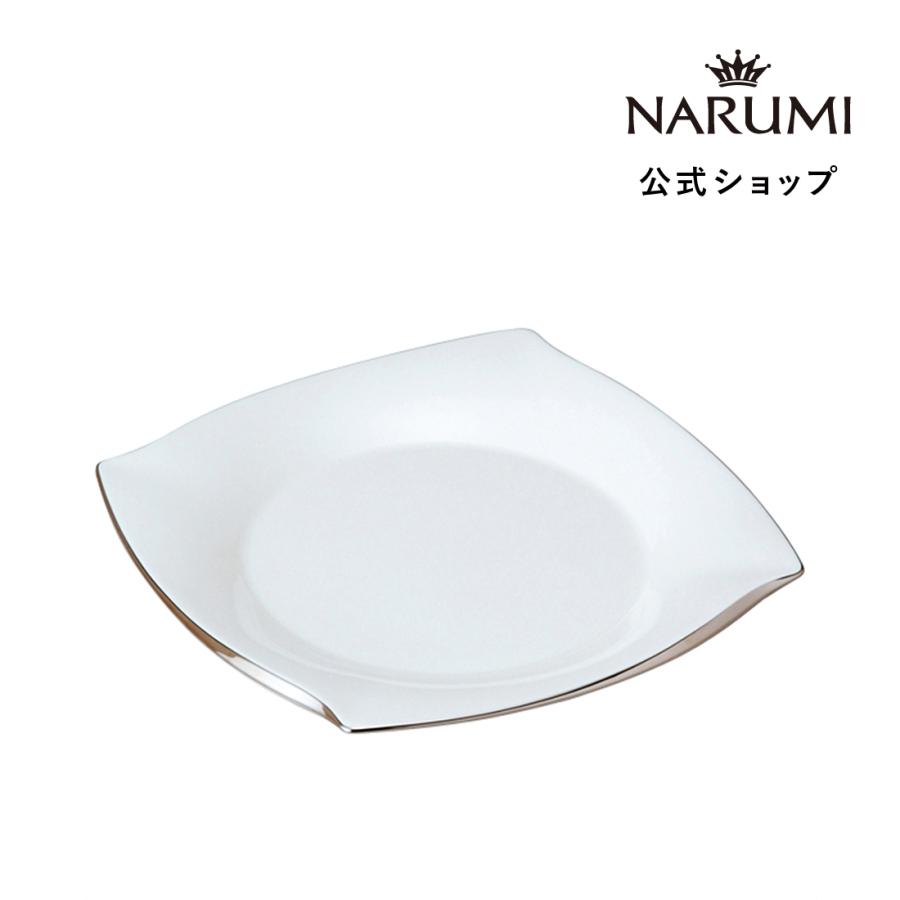 NARUMI 【ナルミ公式】フォルテ プラチナ スクエアサービスプレート(プラチナ) 35(29)cm (50554-5246) : ナルミ公式ショップ Yahoo!ショッピング店 - 通販 ...