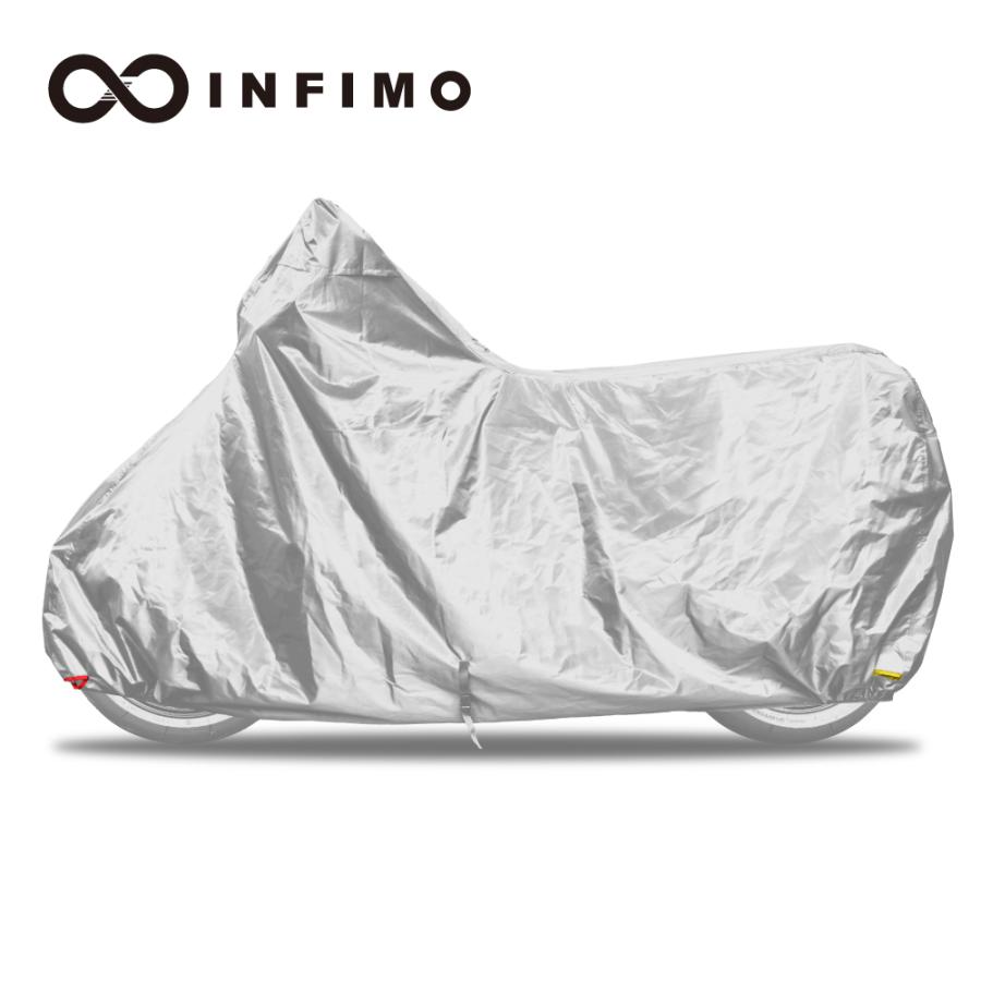 大阪繊維資材 【在庫有】【送料無料】OSS（大阪繊維資材）INFIMO バイクカバー ベーシック（BASIC）｜撥水・鍵穴付・車体カバー・盗難防止｜IMO92405｜シルバー｜L-BOX ...