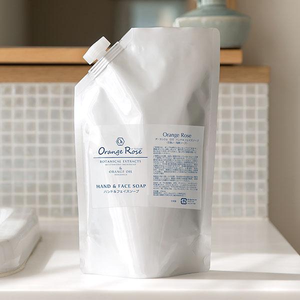 JTB商事 オリジナルアメニティ オーランジュ ロゼ ハンド＆フェイスソープ 詰め替え用 1L Orange Rose orange rose 旅館 ホテル 業務用 オレンジ ローズ ...