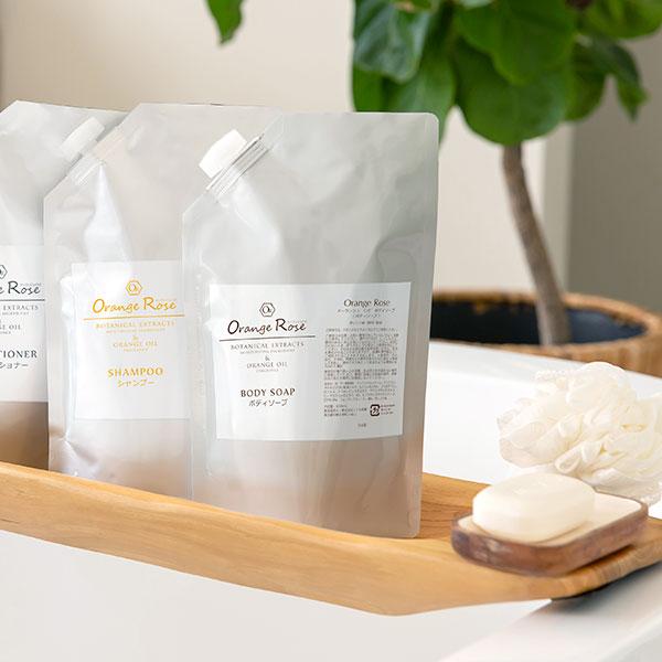 JTB商事 オリジナルアメニティ オーランジュ ロゼ ボディソープ詰め替え用 1L Orange Rose orange rose 旅館 ホテル プロ仕様 業務用 オレンジ ローズ : JTB ...