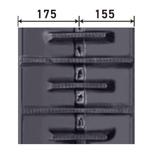 KBL ヤンマーコンバイン Ee-55(G)用クローラ 3339N7：幅 330xピッチ 72xリンク数 39※1本の価格になります。 : E-Parts - 通販 - Yahoo!ショッピング