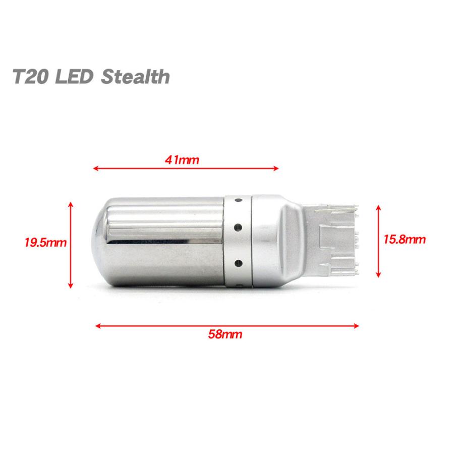 T20 12V LED ステルスバルブ ウインカー ピンチ違いOK 2個 アンバー 抵抗内蔵 ポン付け スカイライン E25キャラバン デイズ : E-PARTS よんりん館 - 通販 ...