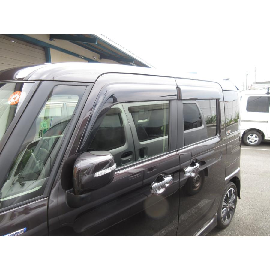 新品 スペーシア MK53 フレアワゴン MM53 純正形状 ドアバイザー 専用設計 / 換気 雨よけ ウインドウバイザー 日よけ スモーク カスタム : E-PARTS よんりん館 - 通販 ...