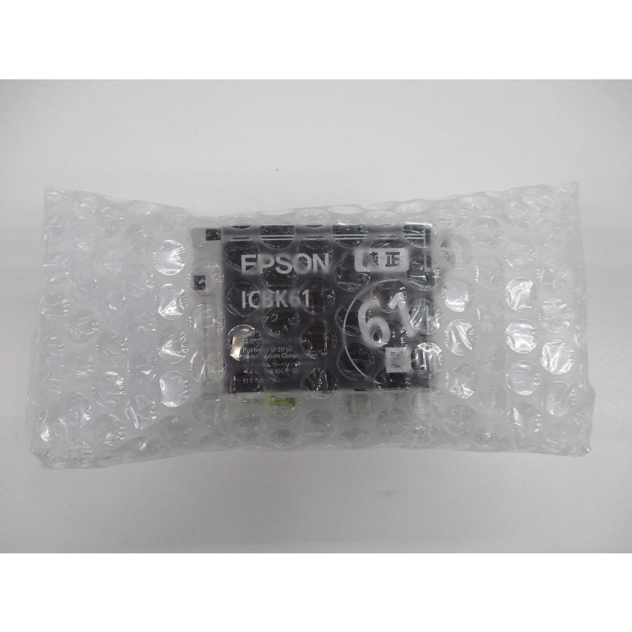 エプソン ///LINEクーポン有/// ICBK61 単品 密着袋なし 純正 インク アウトレット EPSON (エプソン) インクカートリッジ ブラック(発送日より3ヶ月間保証付 ...