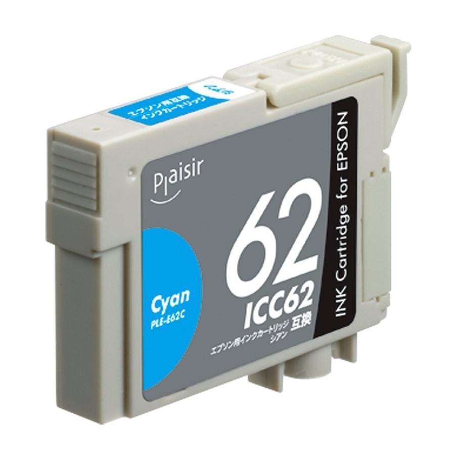 プレジール ICC62 対応 シアン 互換インク PLE-E62C :4531027004628:イープレジール - 通販 - Yahoo!ショッピング