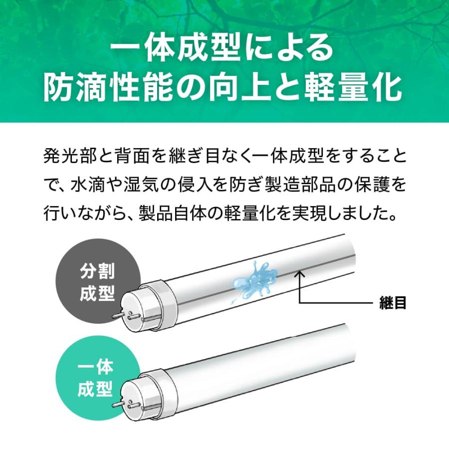 エコリカ LED蛍光灯 40W形 直管 昼白色 2200lm 消費電力 13.5W 口金G13 ECL-LD4EHN 工事専用 標準タイプ : イープレジール - 通販 - Yahoo!ショッピング