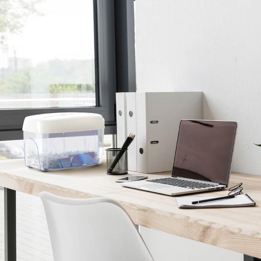 シュレッダー 手動 OffiStyleクロスカットハンドシュレッダー 大容量タイプ ホワイト｜HS-C230-W 00-5647 オーム電機 : 00-5647 : e-プライス - 通販 ...