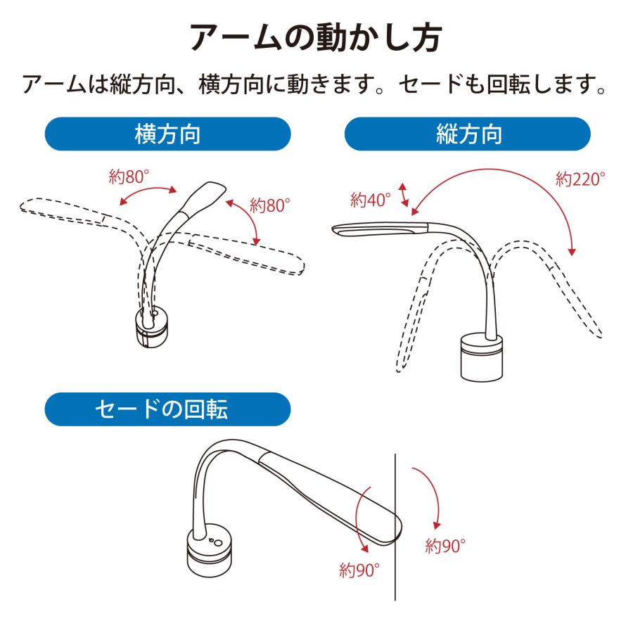 OHM LEDデスクランプ 昼光色 ホワイト｜DS-LS16MUGU-W 06-3828 オーム電機 : e-プライス - 通販 - Yahoo!ショッピング