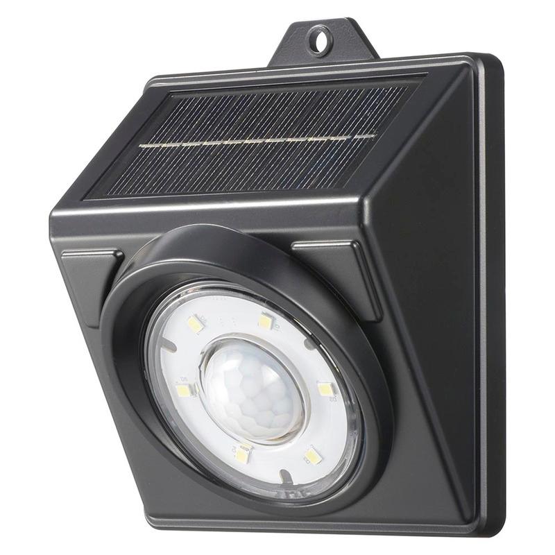 センサーライト ソーラー E-Bright センサーウォールライト 400ルーメン 昼光色｜LT-SSL40DW3 06-3964 オーム電機 : e-プライス - 通販 - Yahoo!ショッピング