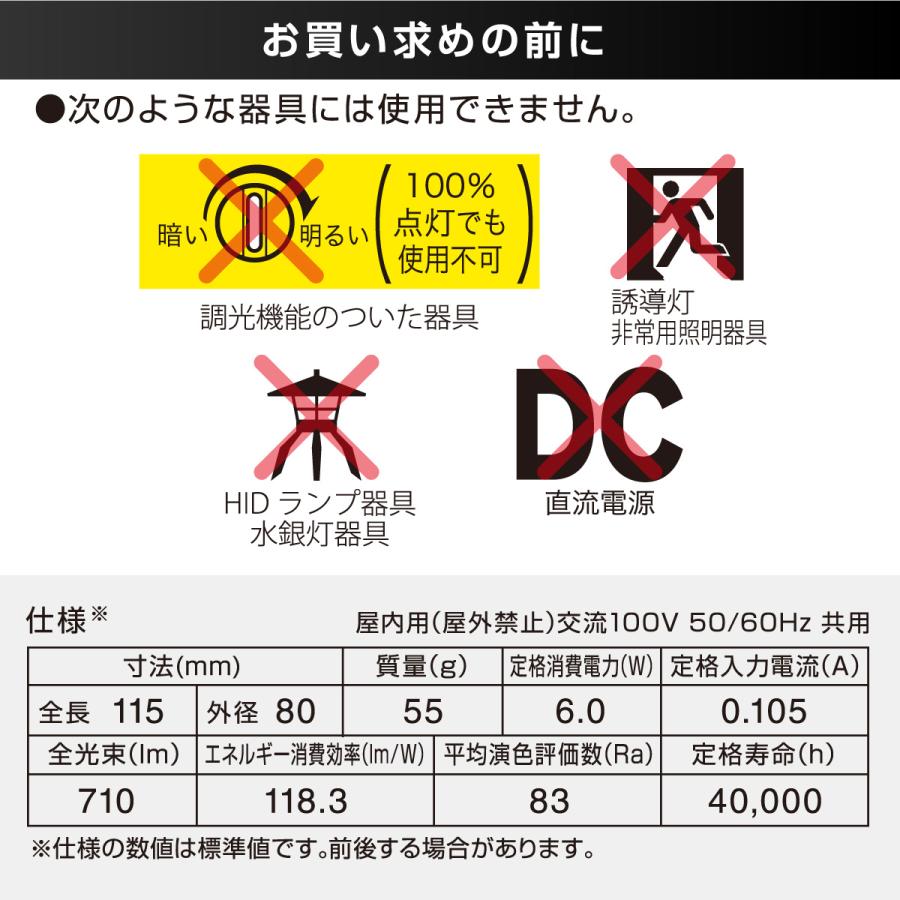 OHM LED電球ボール電球形 E26 60形相当 G80電球色｜LDG6L 8AG6 06-5525 オーム電機 : e-プライス - 通販 - Yahoo!ショッピング