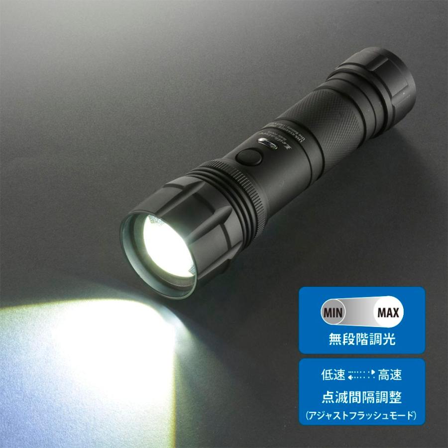 懐中電灯 LEDズームライト レッドカイザー スライドフォーカス 1000ルーメン｜LHA-KS441PZ-K2 08-1042 オーム電機 : e-プライス - 通販 - Yahoo!ショッピング