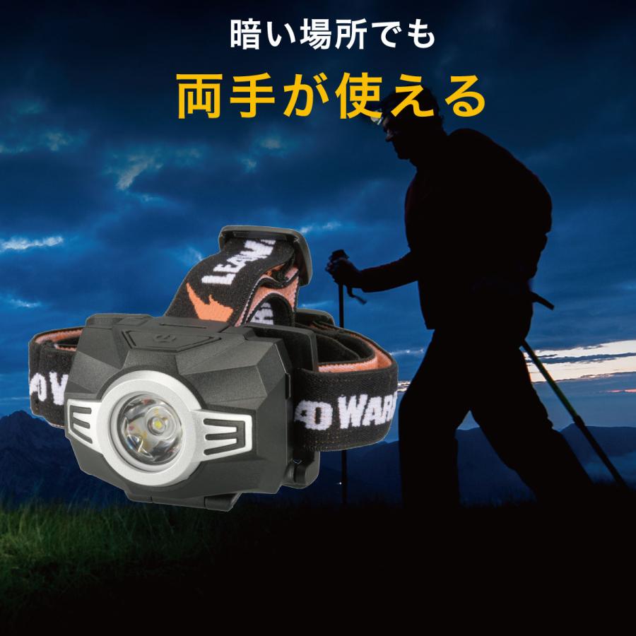 防水LEDヘッドライト リードウォーリア 650ルーメン｜LC-LW650-K2 08-1043 オーム電機 : e-プライス - 通販 - Yahoo!ショッピング