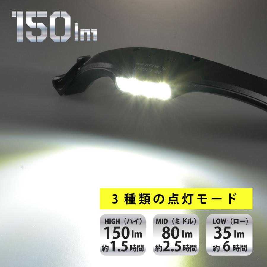 ライト LEDキャップライト USB充電式｜SL-M150-K 08-1351 オーム電機 : e-プライス - 通販 - Yahoo!ショッピング