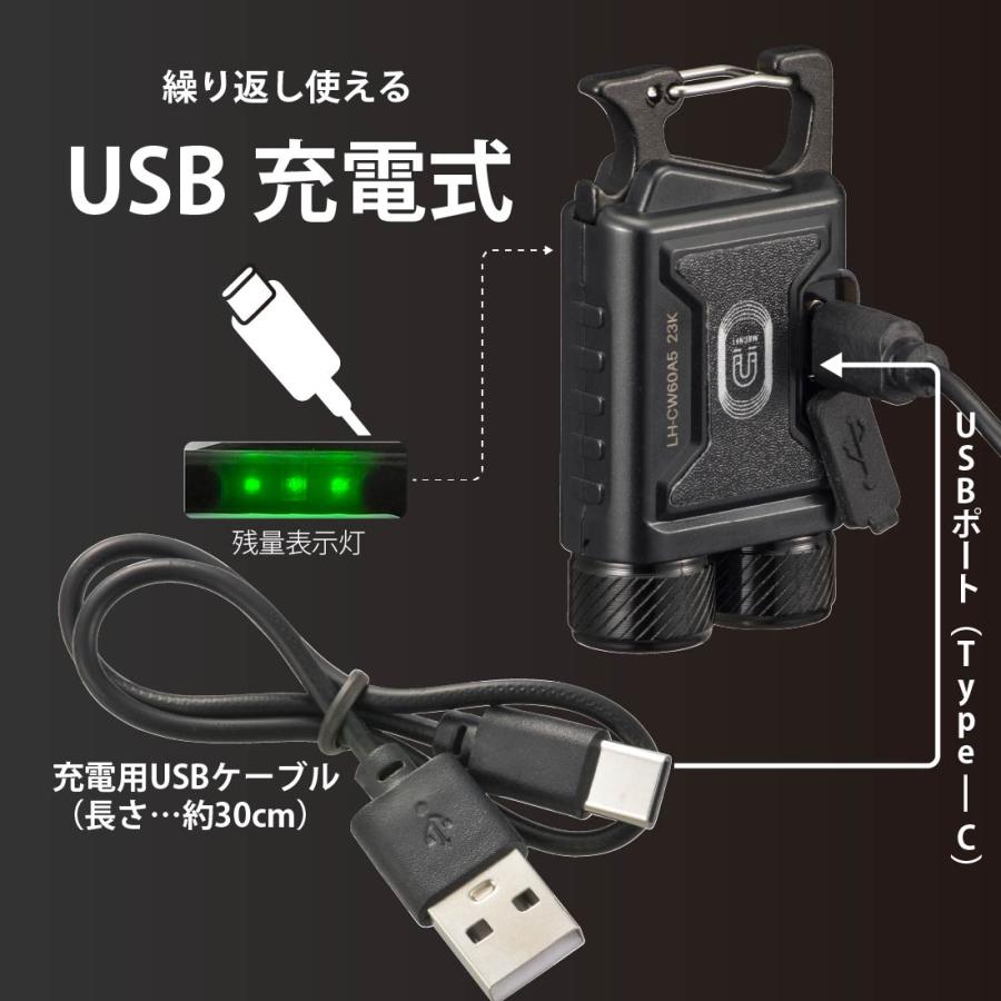 懐中電灯 LEDライト コンパクト2WAYライト 600ルーメン｜LH-CW60A5 08-1524 オーム電機 : e-プライス - 通販 - Yahoo!ショッピング
