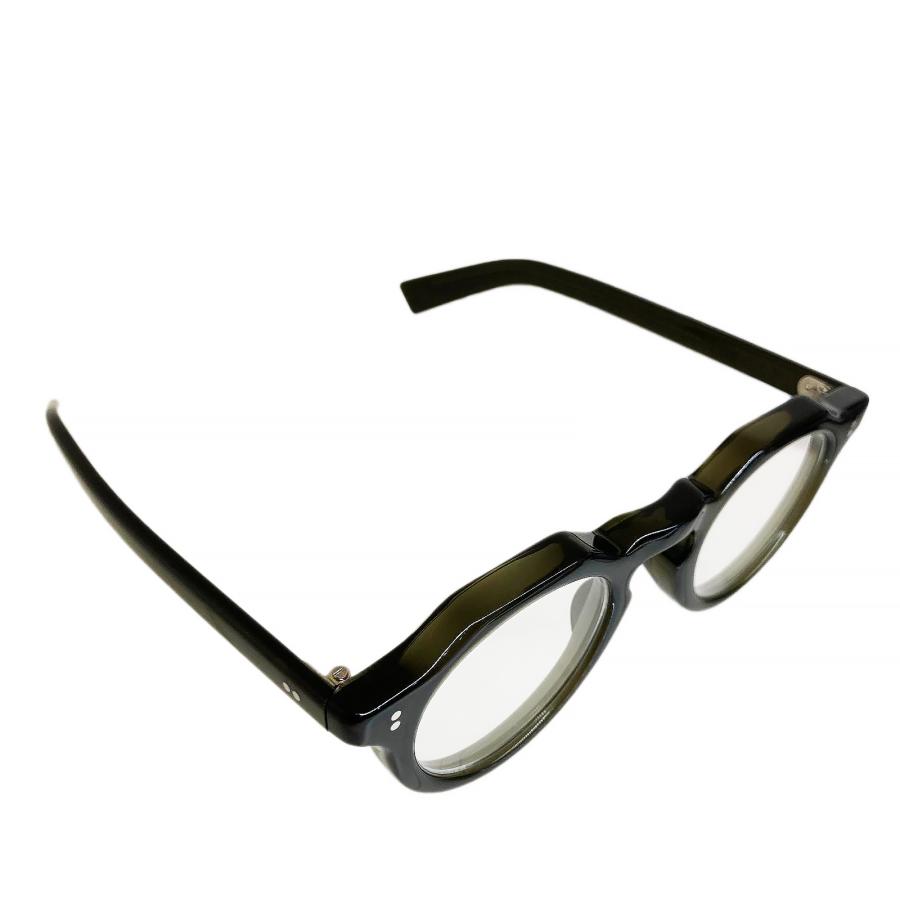 corner（コーナー） Decadence デカダンス Col.3 Olive / Clear Flat Lens クラウンパント メガネ 正規取扱店 : Second Optical ...