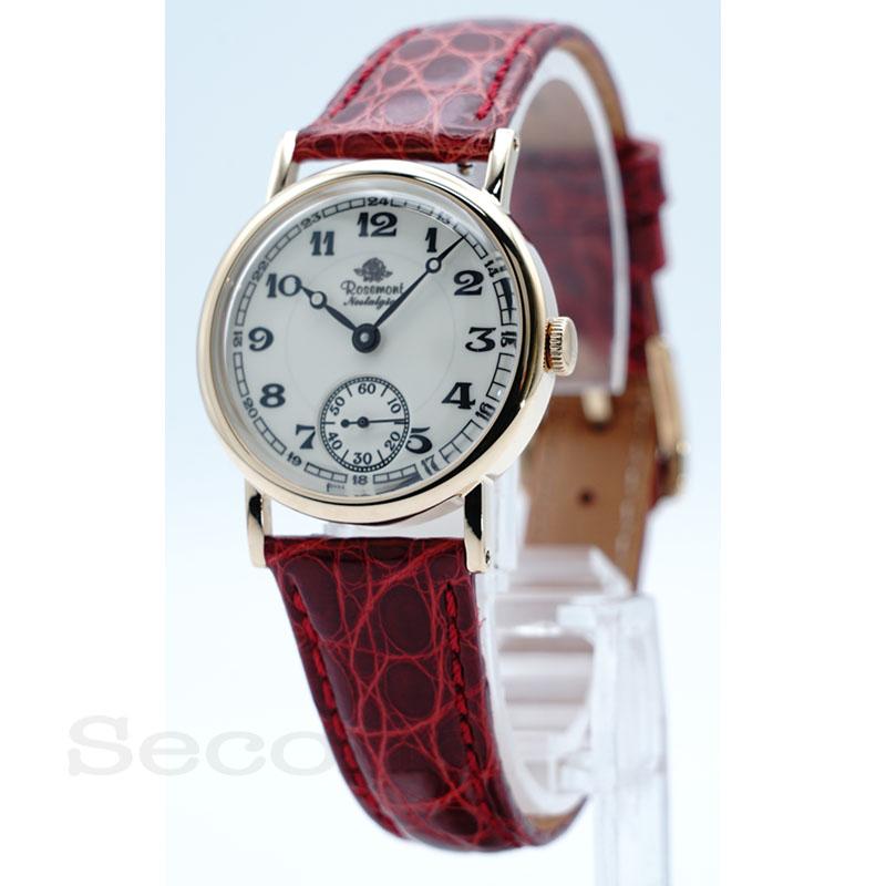 Rosemont 【特価】Rosemont ロゼモン N008-YWA_LRD ノスタルジア ラウンドケース ゴールド レッド : Second Optical&Watch store ...