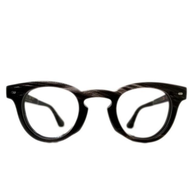 EFFECTOR エフェクター メガネ ボストン バッファローホーン "Platinum Eyework"コラボ AW horn Col.BK＆WH 正規取扱店 : Second ...