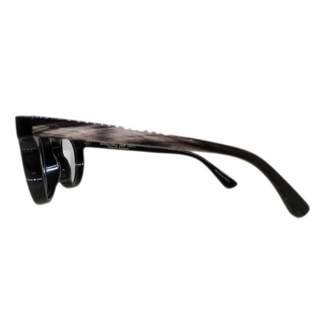 EFFECTOR エフェクター メガネ ボストン バッファローホーン "Platinum Eyework"コラボ AW horn Col.BK＆WH 正規取扱店 : Second ...