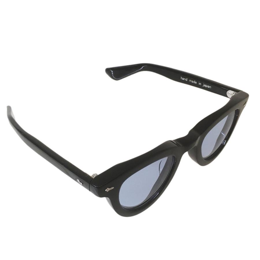 EFFECTOR（エフェクター） サングラス 逆三角形 変形型ボストンタイプ TONIC トニック Col.BKBL フレーム：黒/レンズ：ブルー 正規取扱店 : Second Optical ...