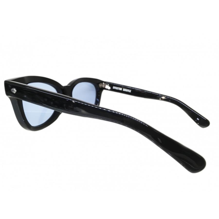 EFFECTOR エフェクター サングラス オリジナルモデル フォックスタイプ SHUFFLE シャッフル Col.BKBL フレーム：黒 レンズ：ブルー 正規取扱店 : Second ...