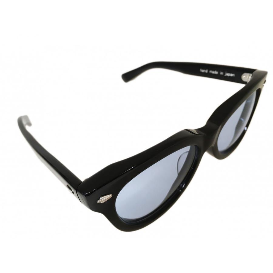 EFFECTOR エフェクター サングラス オリジナルモデル フォックスタイプ SHUFFLE シャッフル Col.BKBL フレーム：黒 レンズ：ブルー 正規取扱店 : Second ...