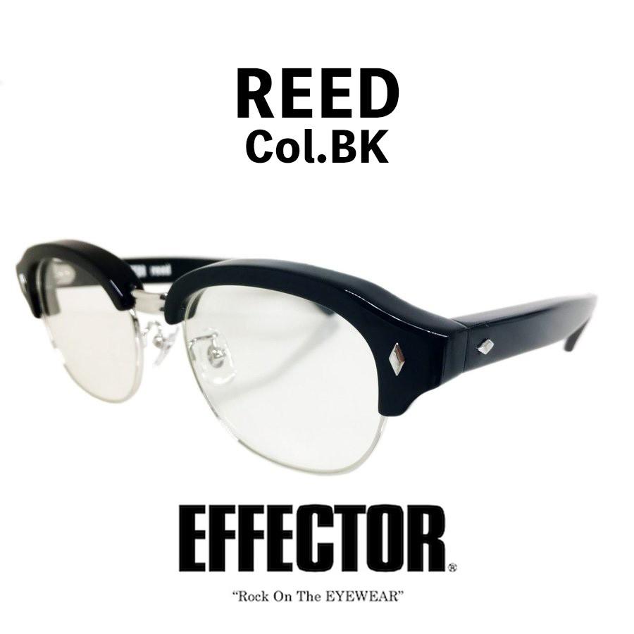 EFFECTOR（エフェクター） メガネ reed/リード Col.BK/SL（黒/シルバー）15周年記念モデル サーモントタイプ 国内正規品販売店 :ef090:Second Optical ...