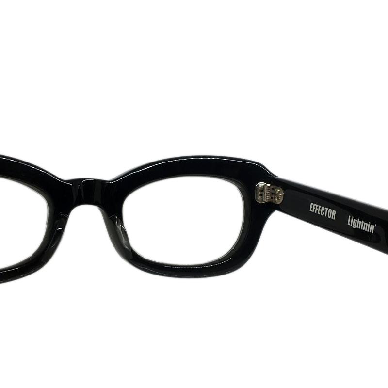 EFFECTOR エフェクター「Lightnin/ライトニン」Col.BK 黒 メガネ/サングラス オリジナルモデル ウェリントンタイプ 国内正規品販売店 : Second Optical ...