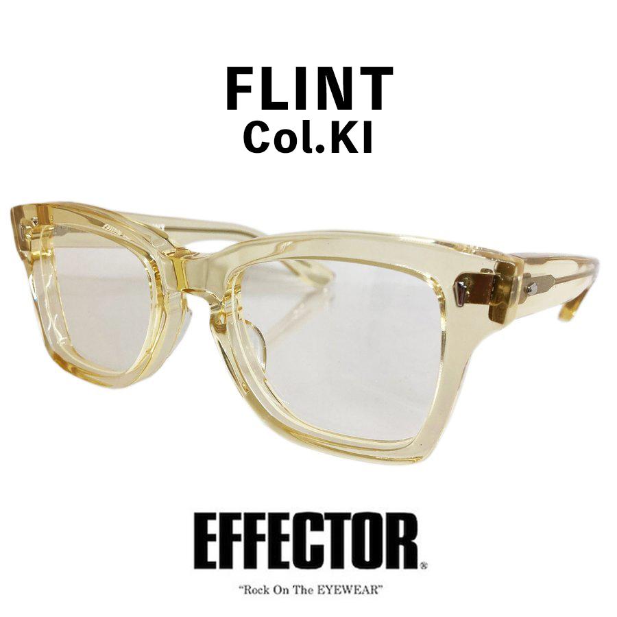 EFFECTOR（エフェクター） FLINT/フリント Col.クリアイエロー KI スクエアウェリントンタイプ 国内正規品販売店 : Second Optical&Watch store ...