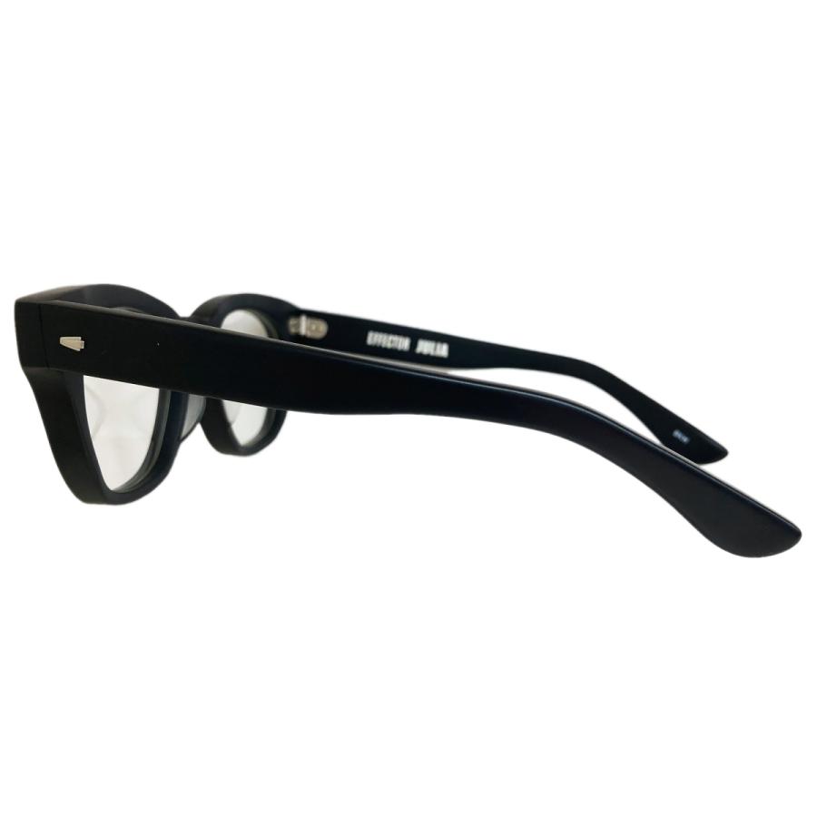 EFFECTOR エフェクター JULIA/ジュリア (黒マット, クリア) フォックスボストンタイプ メガネ 国内正規品販売店 : ef150 : Second Optical&Watch ...