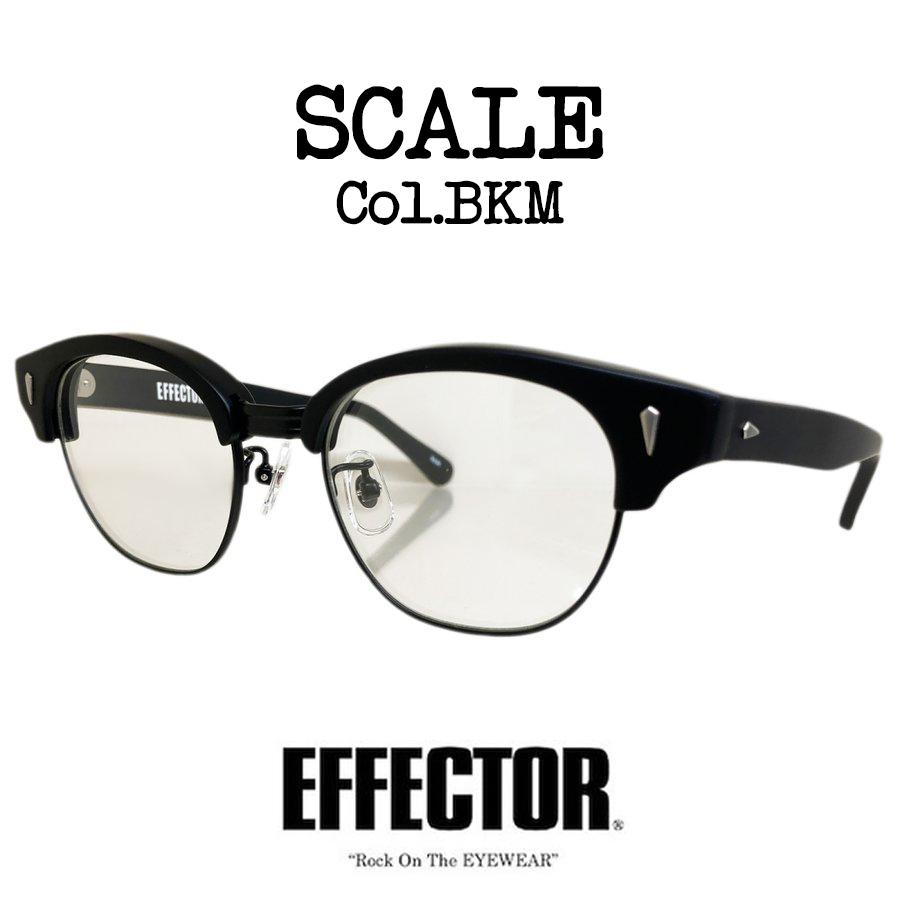 EFFECTOR エフェクター「SCALE/スケール」Col.BKM/マットブラック メガネ サングラス サーモントタイプ エフェクター国内正規品販売店 : Second Optical ...