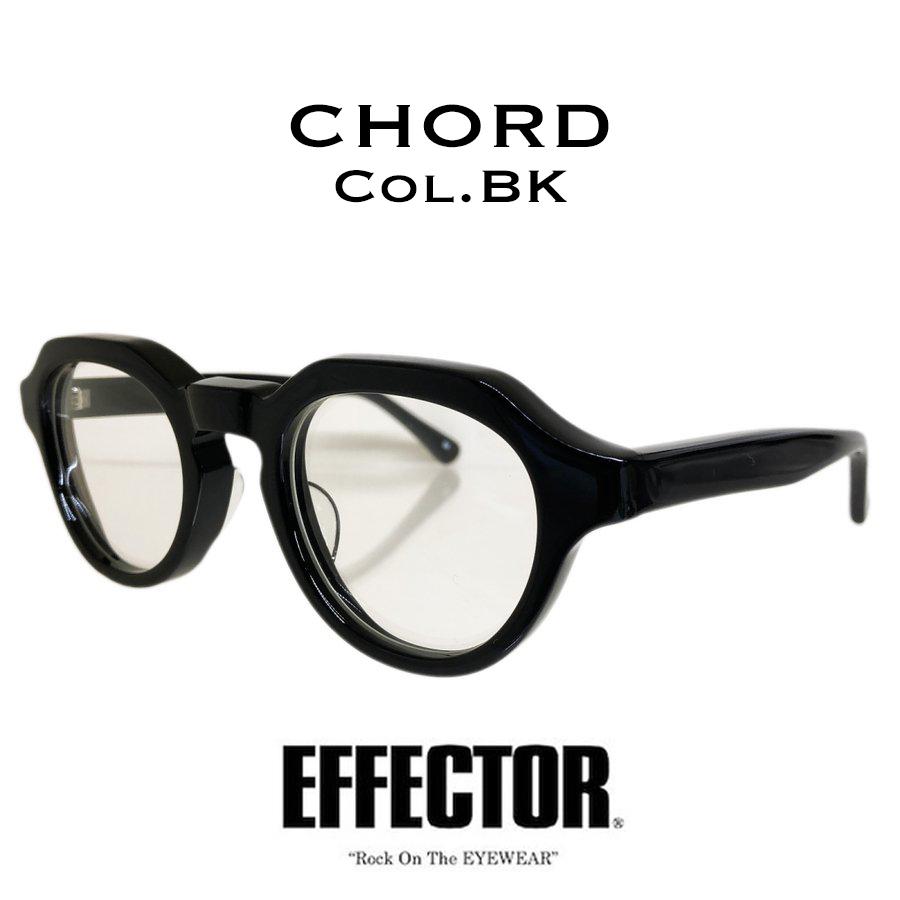 EFFECTOR エフェクター「CHORD/コード」Col.BK ブラック黒 メガネ クラウンパント エフェクター国内正規品販売店 :ef219:Second Optical&Watch ...