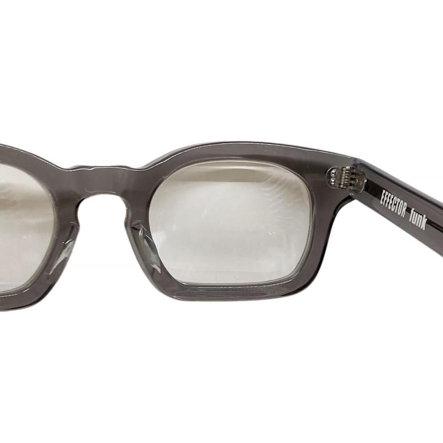 EFFECTOR エフェクター funk/ファンク Col. CLGY クリアグレー 15周年記念モデル スクエアタイプ セルフレーム メガネ 国内正規品販売店 : Second ...