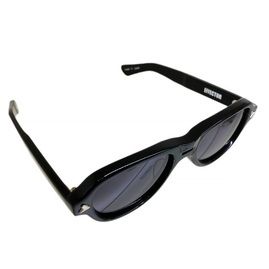 EFFECTOR エフェクター「DENHAM 4/デンハム 4」Col.BK 黒（レンズ：グレー） DENHAM デンハムコラボレーション ティアドロップタイプ 国内正規品販売店 ...