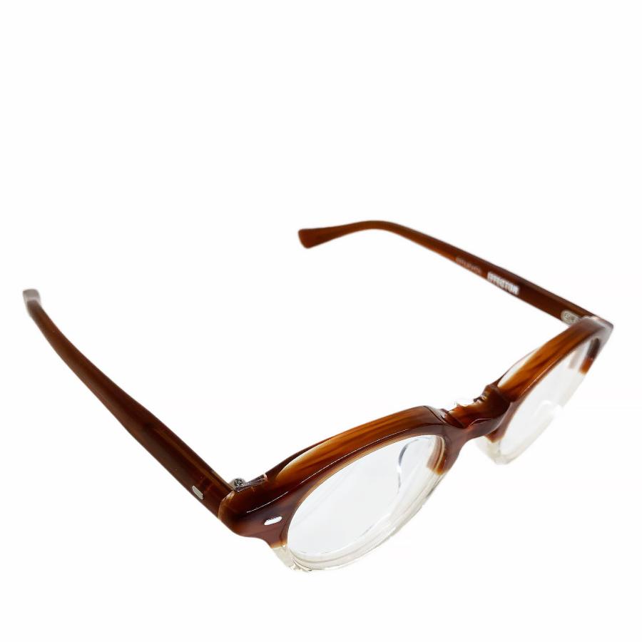 EFFECTOR エフェクター AW2/エーダブリューツー Col.BR2 茶×クリア EFILEVOLコラボ ラウンドタイプ セルフレーム メガネ 国内正規品販売店 : Second ...