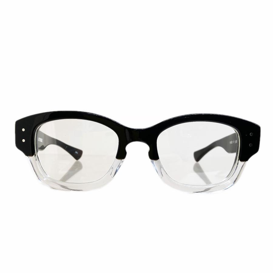 EFFECTOR エフェクター AFTERBEAT/アフタービート Col.BK2 ブラック×クリア メガネ セルフレーム ウェリントンタイプ 国内正規品販売店 : Second ...