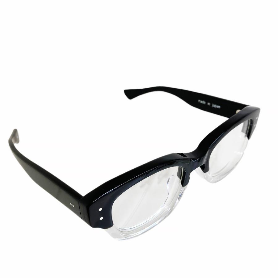 EFFECTOR エフェクター AFTERBEAT/アフタービート Col.BK2 ブラック×クリア メガネ セルフレーム ウェリントンタイプ 国内正規品販売店 :ef291:Second ...