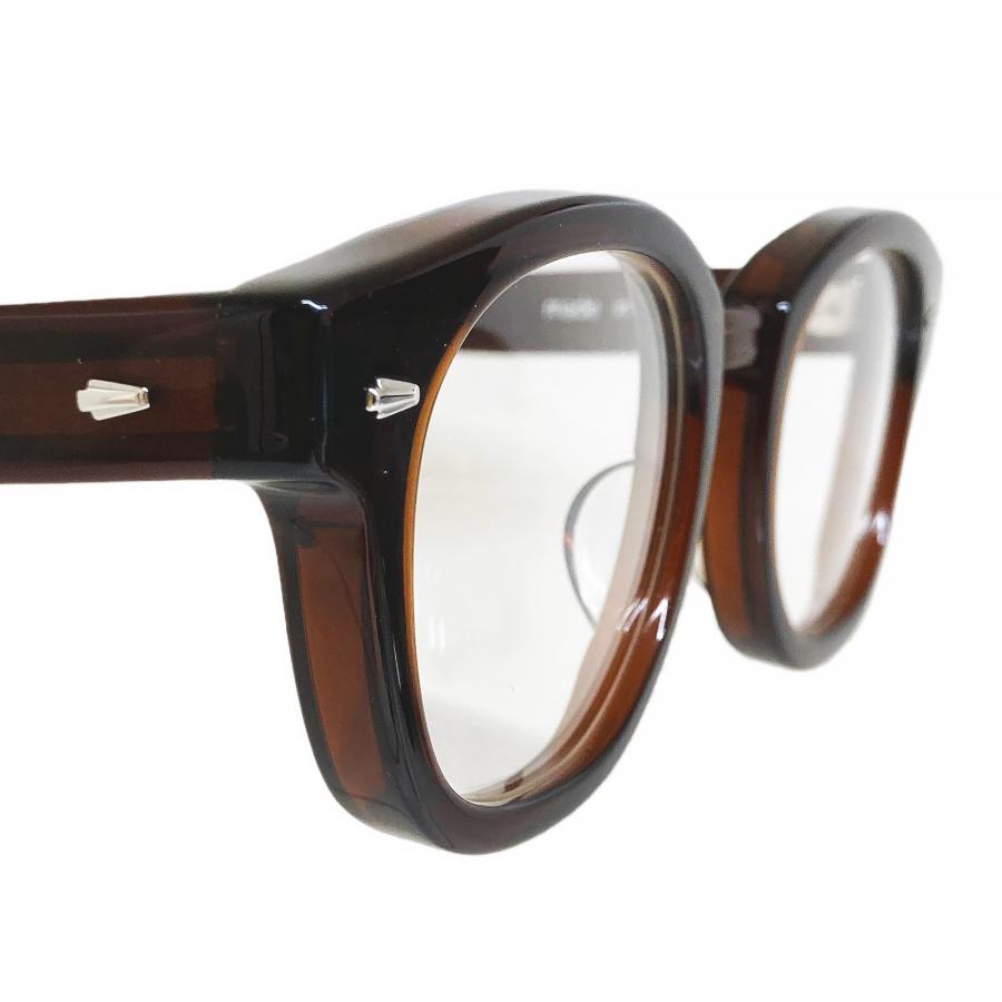 EFFECTOR エフェクター REFRAIN/リフレイン Col.BBRBRM ビアブラウンブラウンマット メガネ コンビネーションフレーム ウェリントンタイプ 国内正規品販売店 ...