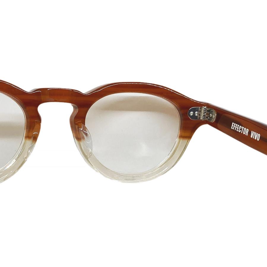 EFFECTOR エフェクター VIVO/ヴィーヴォ Col.BR2 ブラウン×クリア メガネ サングラス ボストンタイプ 国内正規品販売店 : Second Optical&Watch ...