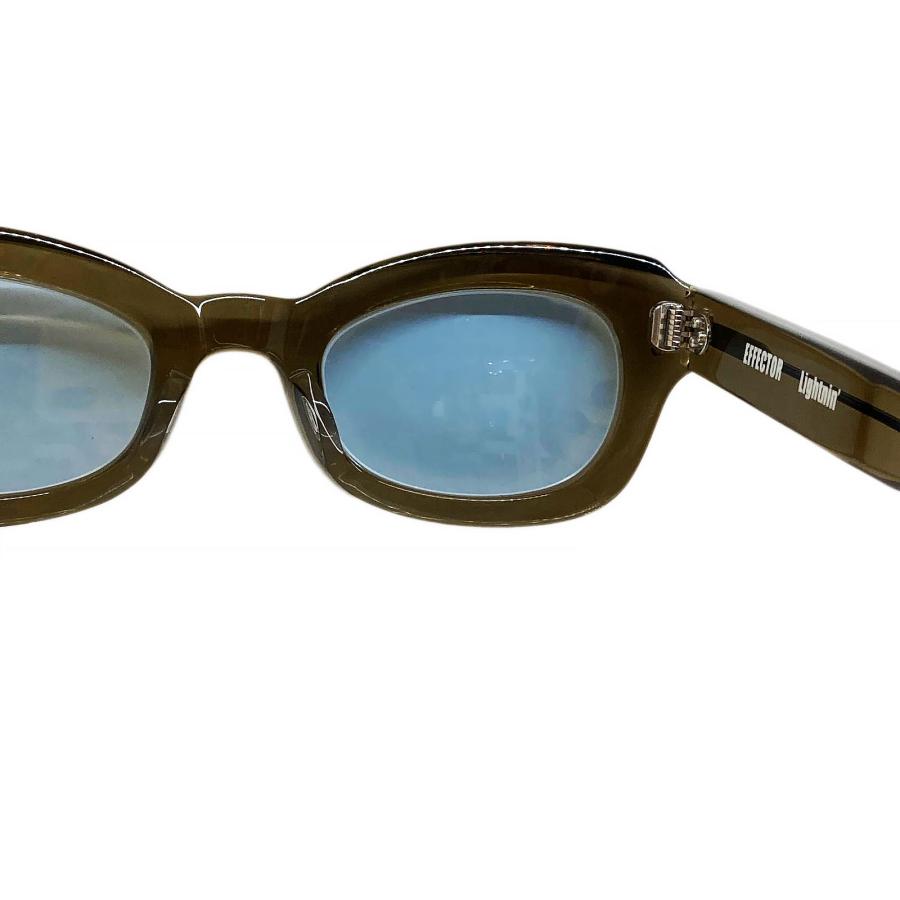 EFFECTOR エフェクター「Lightnin/ライトニン」Col.KHBL カーキブルー クリア メガネ サングラス オリジナルモデル ウェリントンタイプ 国内正規品販売店 :ef315 ...
