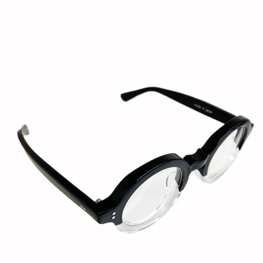 EFFECTOR エフェクター LEGGIERO/レジェロ Col.BK2 黒×クリア メガネ サングラス ラウンドタイプ 正規品販売店 : Second Optical&Watch ...