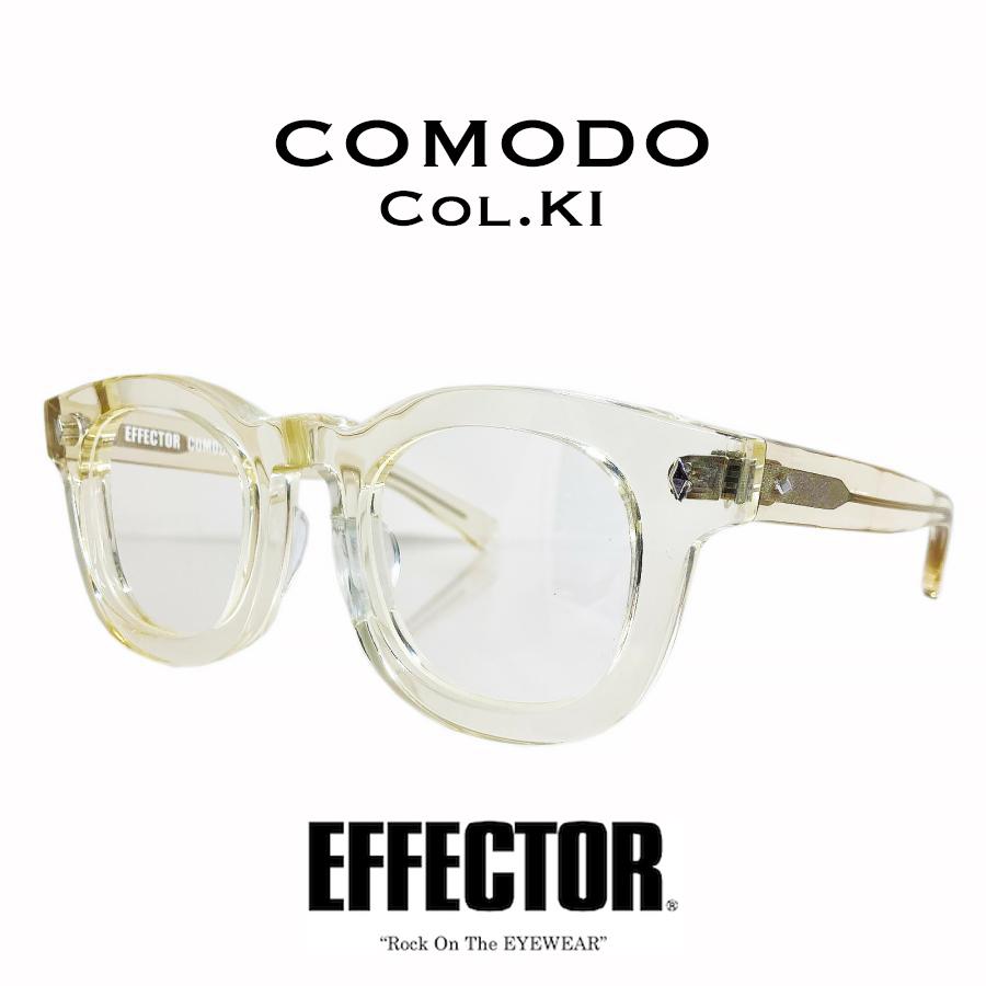 EFFECTOR エフェクター COMODO/コモド Col.KI/キハク メガネ サングラス ラウンドスクエアタイプ 正規品販売店 : Second Optical&Watch store ...