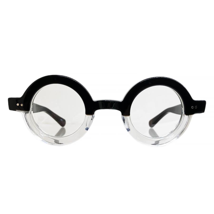 EFFECTOR エフェクター LICK/リ ック Col.BK2 黒×クリア メガネ サングラス ラウンドタイプ 正規品販売店 : Second Optical&Watch store ...