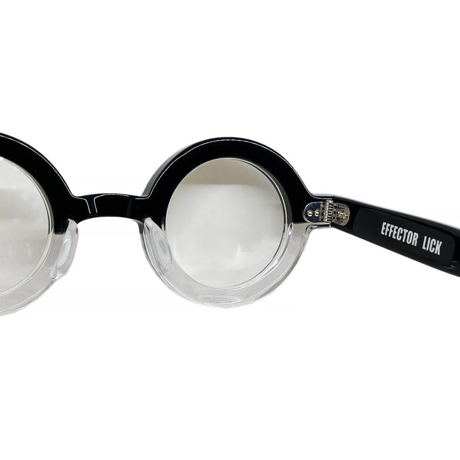 EFFECTOR エフェクター LICK/リ ック Col.BK2 黒×クリア メガネ サングラス ラウンドタイプ 正規品販売店 : Second Optical&Watch store ...