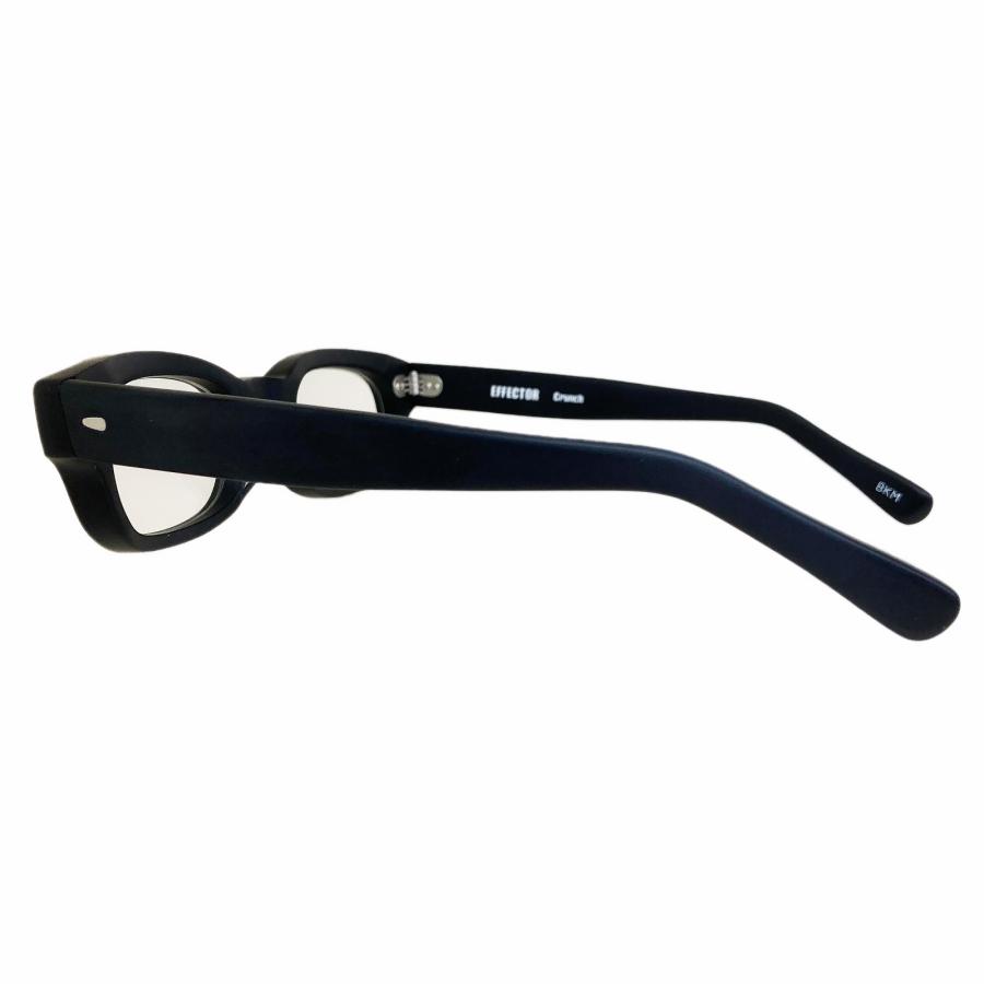 EFFECTOR エフェクター crunch/クランチ Col. BKM 黒マット メガネ サングラス オリジナルモデル ウェリントンタイプ 国内正規品販 : ef383 : Second ...