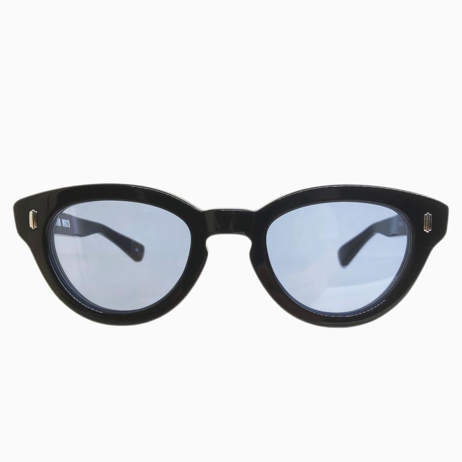 EFFECTOR エフェクター MOLTO/モルト Col.BKBL 黒/ブルー サングラス セルフレーム フォックスタイプ 国内正規品販売店 : Second Optical&Watch ...