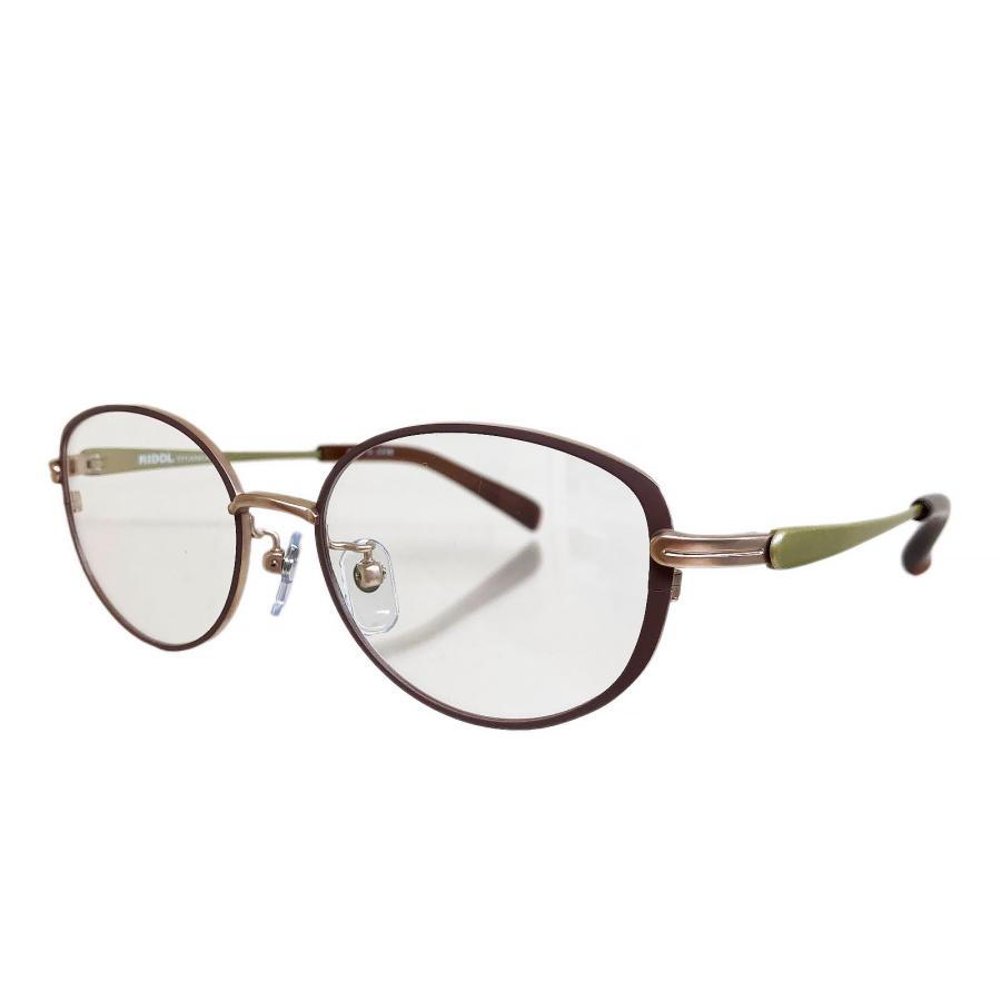 RIDOL リドル R-201 Col.1 マットゴールド / ベージュ 国産チタン製眼鏡フレーム : Second Optical&Watch store - 通販 - Yahoo!ショッピング