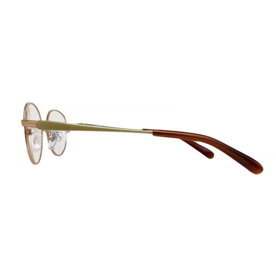 RIDOL リドル R-201 Col.1 マットゴールド / ベージュ 国産チタン製眼鏡フレーム : Second Optical&Watch store - 通販 - Yahoo!ショッピング