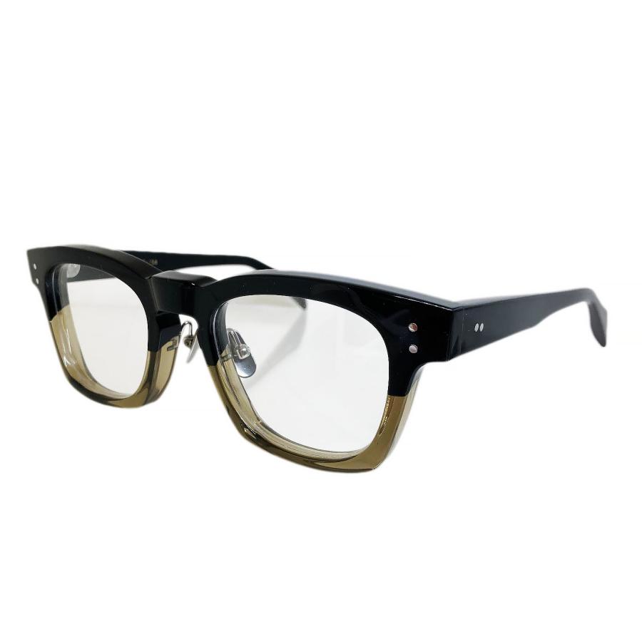 杉本圭 スギモトケイ KS-158 Col.45 ブラック/クリアカーキ メガネフレーム ウェリントン スクエアタイプ 正規販売店 :su023:Second Optical&Watch ...