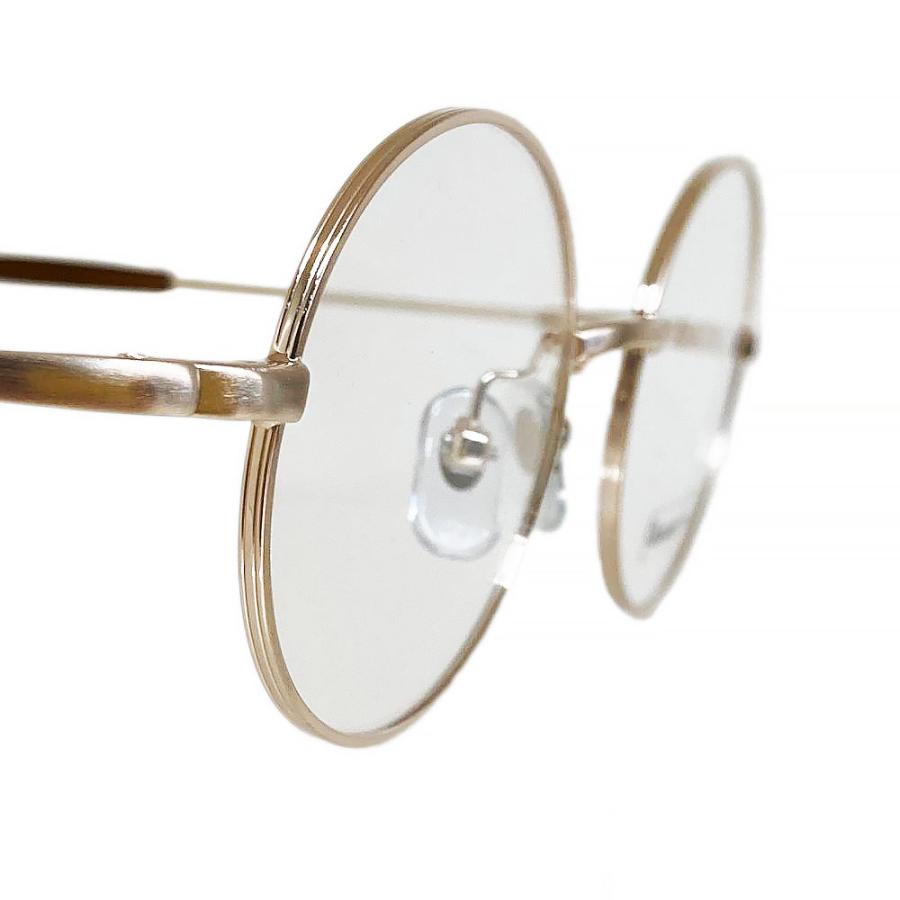 Zparts ジーパーツ Z-132 Col.BG ゴールド オーバル ラウンドタイプ チタンフレーム メガネ 正規品販売店 : zp003 : Second Optical&Watch ...