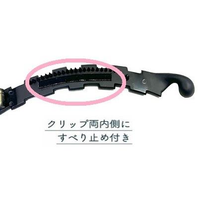 ピタッ！とズレない バナナクリップ スクェアランダム マットブラック（bs-6006-bk）バナナクリップ しっかり ズレない ヘアクリップ シリコン : イーセレクト - 通販 ...